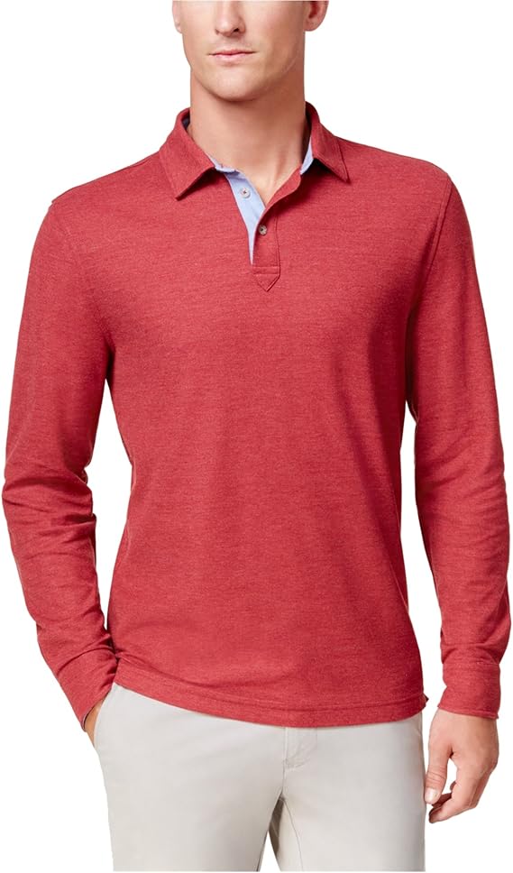 Club Room Men's Long-Sleeve Performance Polo at Amazon Men’s Clothing store