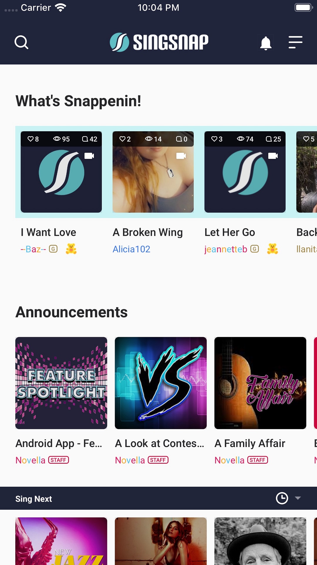 Amazon.com: SingSnap Karaoke : Apps & Games