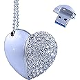 Amazon.com: EcooDisk 64GB USB 3.0 Flash Drive Diamond Heart with ...