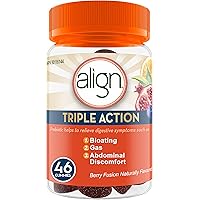 Align Triple Action Gummies, Prebiotic Supplement, Prebiotic for Women ...