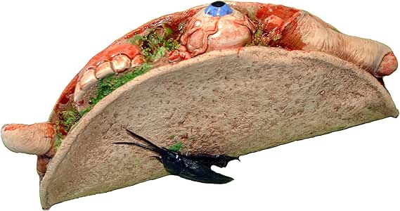 Amazon.com: Zagone Studios Terrible Taco Novelty Latex Fake Taco with ...