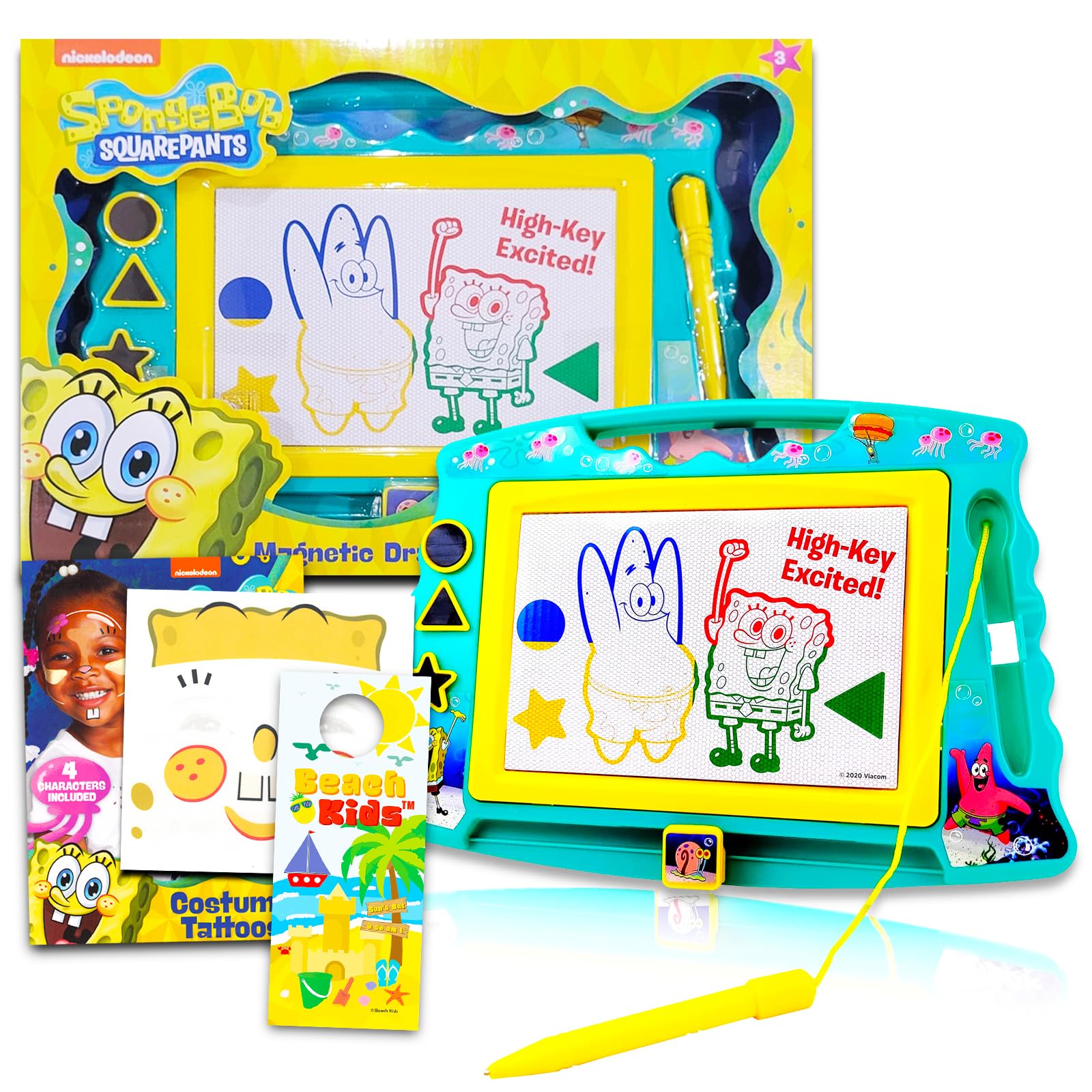 Nick Shop Spongebob Squarepants Magnetic Drawing Board Bundle ...