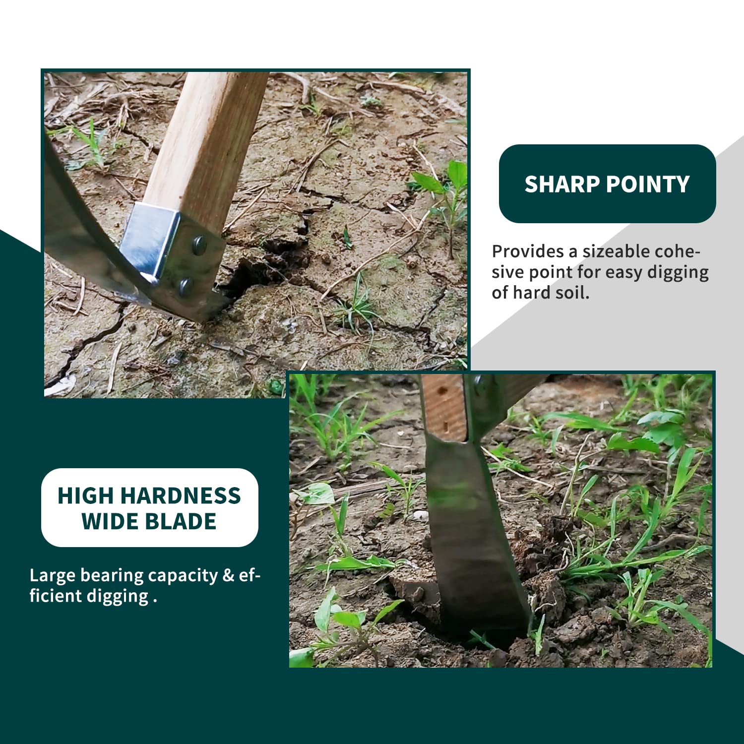 Mua Berry&Bird Gardening Pick Axes, Stainless Steel Pickaxe Mattock Hoe ...