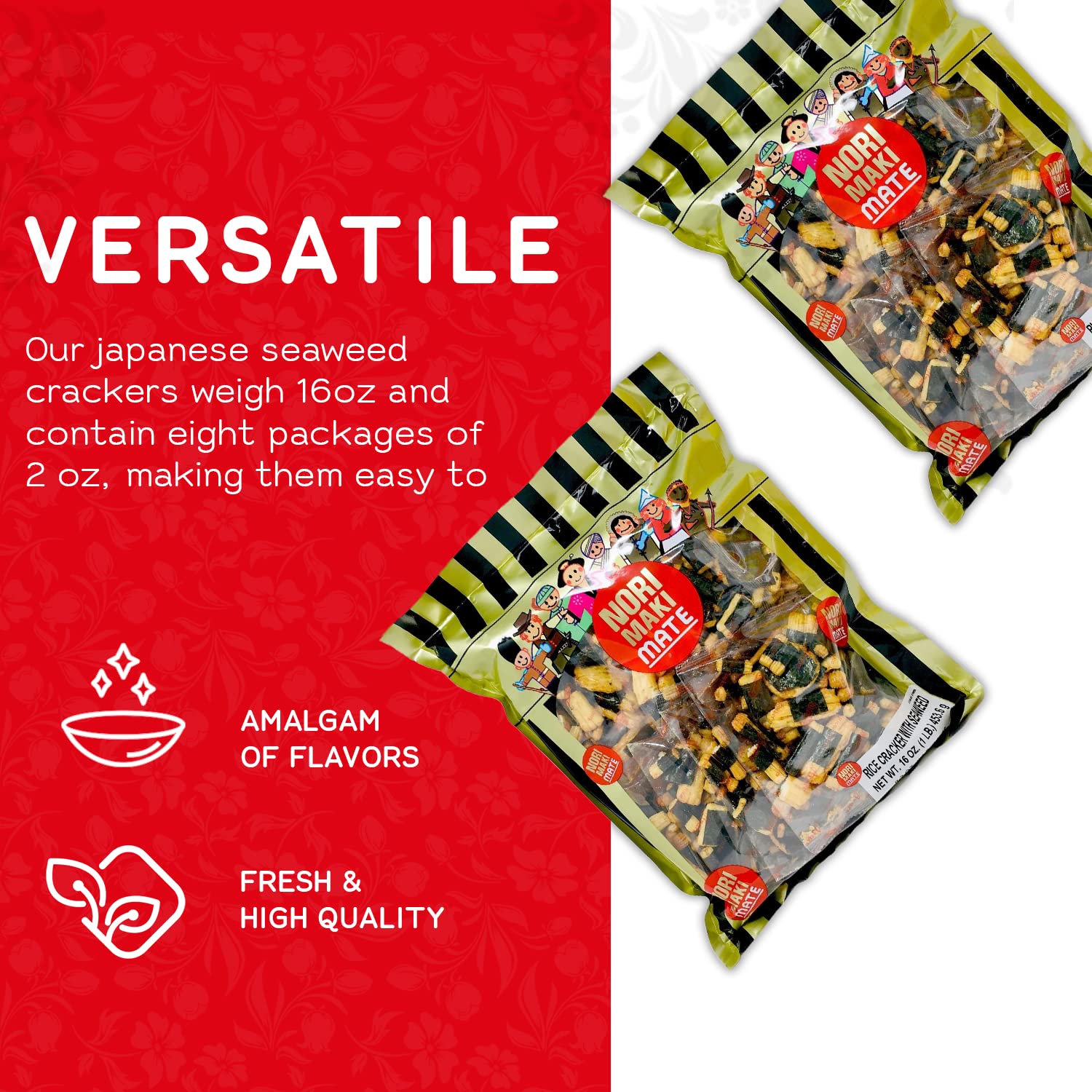 Mua Shirakiku Norimaki Arare Mate - Crispy Japanese Rice Cracker ...