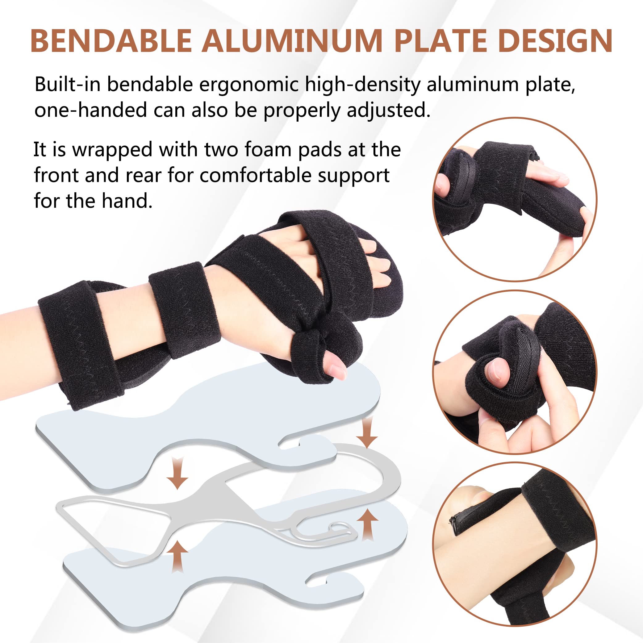 Mua Resting Hand Brace, Soft Stroke Hand Splint Night Support for ...