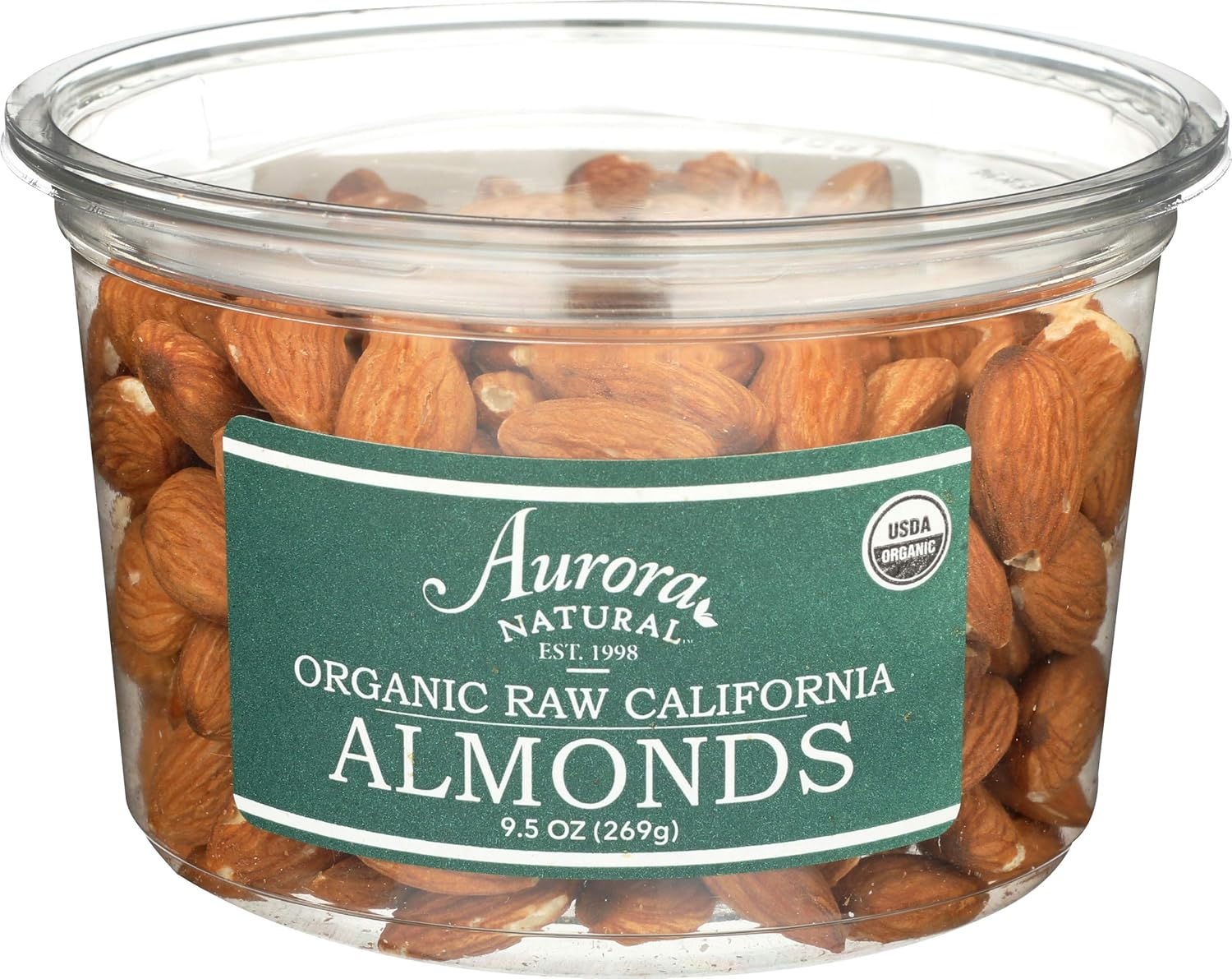 Aurora Products Organic Almonds, Raw, 9.5 oz: Amazon.com: Grocery ...