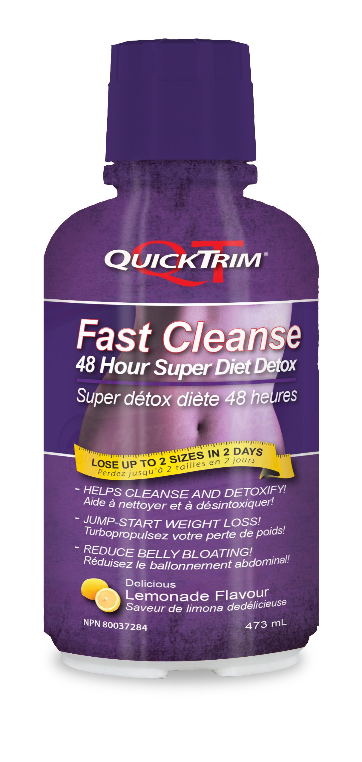 QuickTrim Fast Cleanse 48 Hour Super Detox Lemonade Flavour Cleanse ...