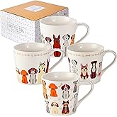 Amazon.com: SPOTTED DOG GIFT COMPANY Dog Mugs, 12.2 oz Coffee Mug Set ...