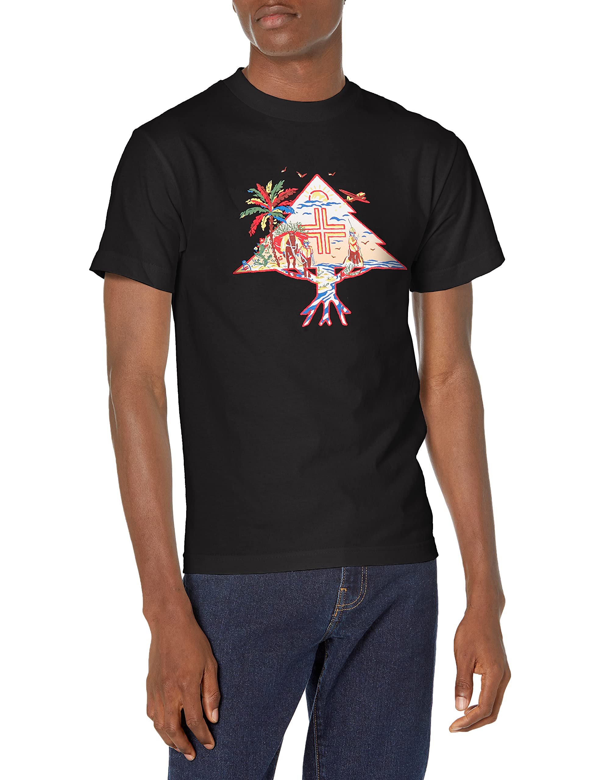 LRG Lifted Research Group Men's Graphic Design Logo T-Shirt, Black Zone, S on Galleon Philippines