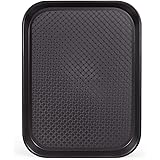 Amazon.com | Fast Food Cafeteria Tray | 10 x 14 Rectangular Textured ...