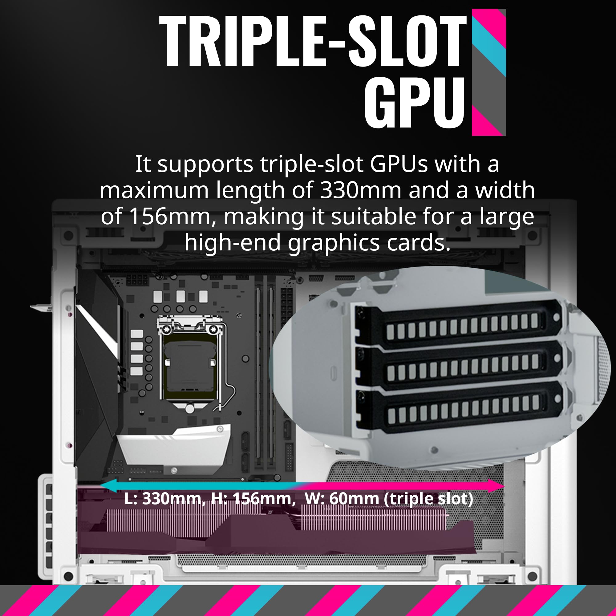 Mua NR200 White Mini-ITX PC Case, 330mm Horizontal Triple-Slot Mount ...