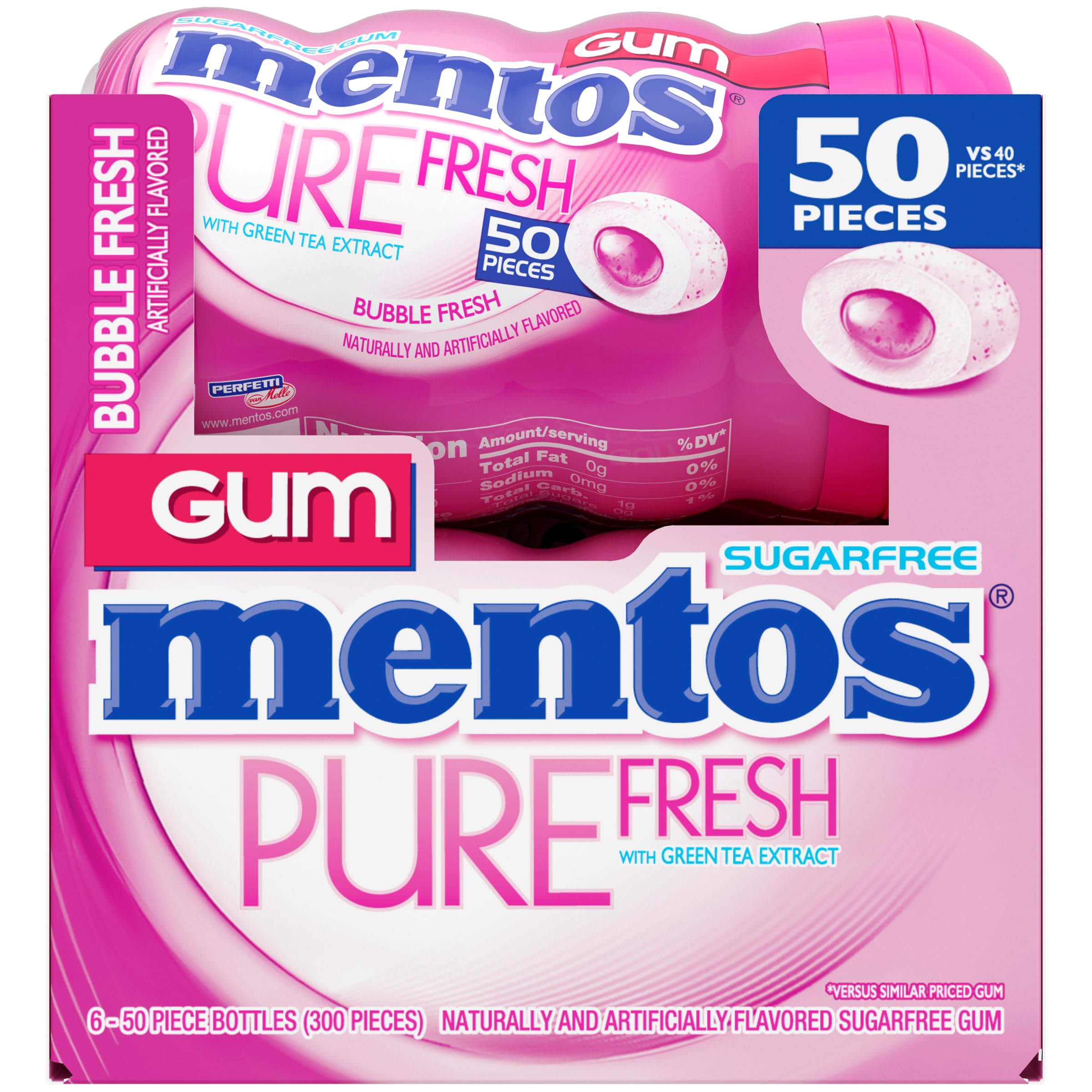 Mua Mentos Pure Fresh Holiday Sugar-Free Chewing Gum with Xylitol ...