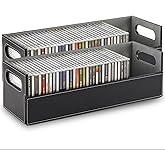 Amazon.com: Stock Your Home CD Storage Box, Organizer Shelf for Movie ...