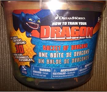 Amazon.com: How to Train Your Dragon Bucket of Dragons: Includes 30 ...