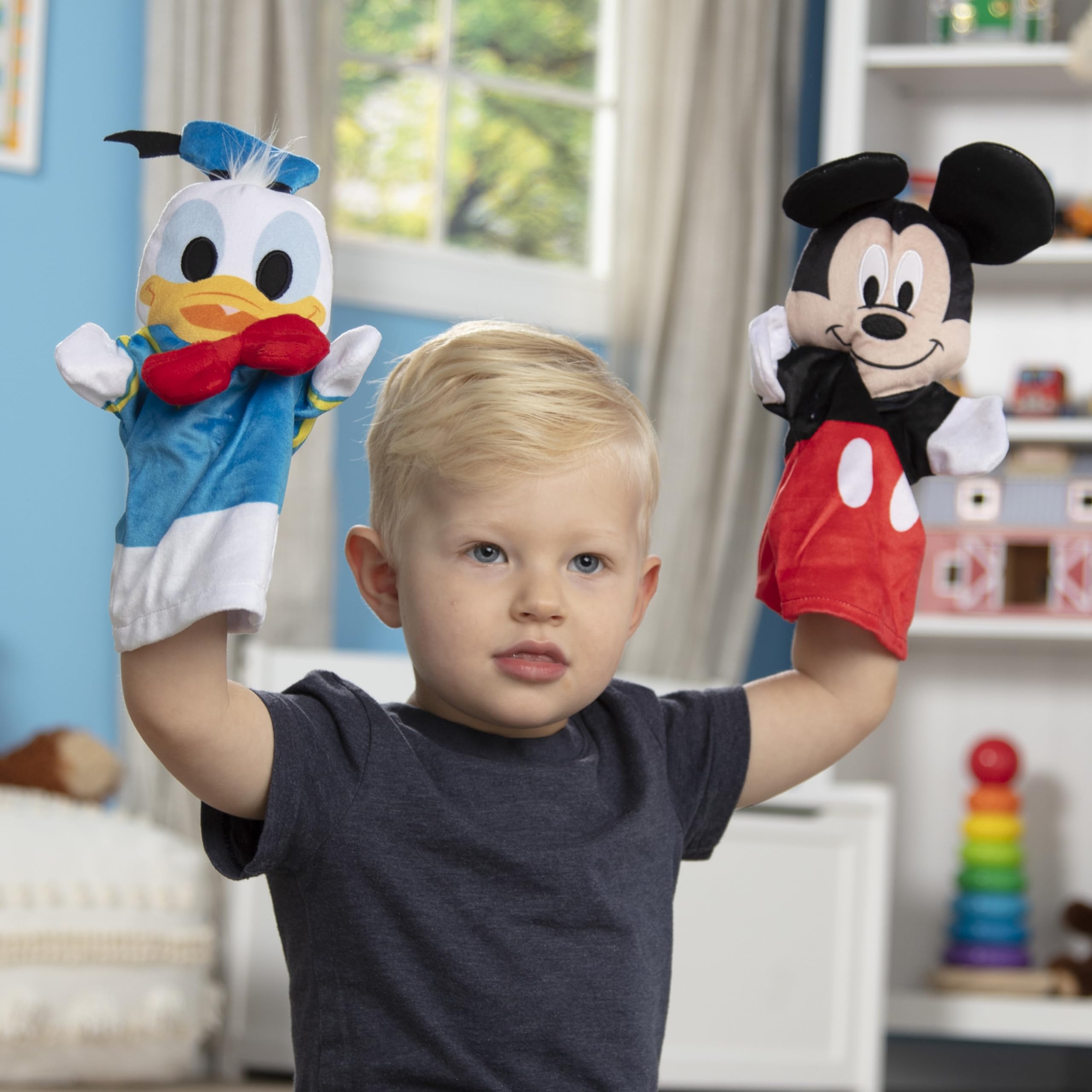 Mua Disney Mickey Mouse & Friends Soft & Cuddly Hand Puppets trên Amazon Mỹ chính hãng 2024 | Fado