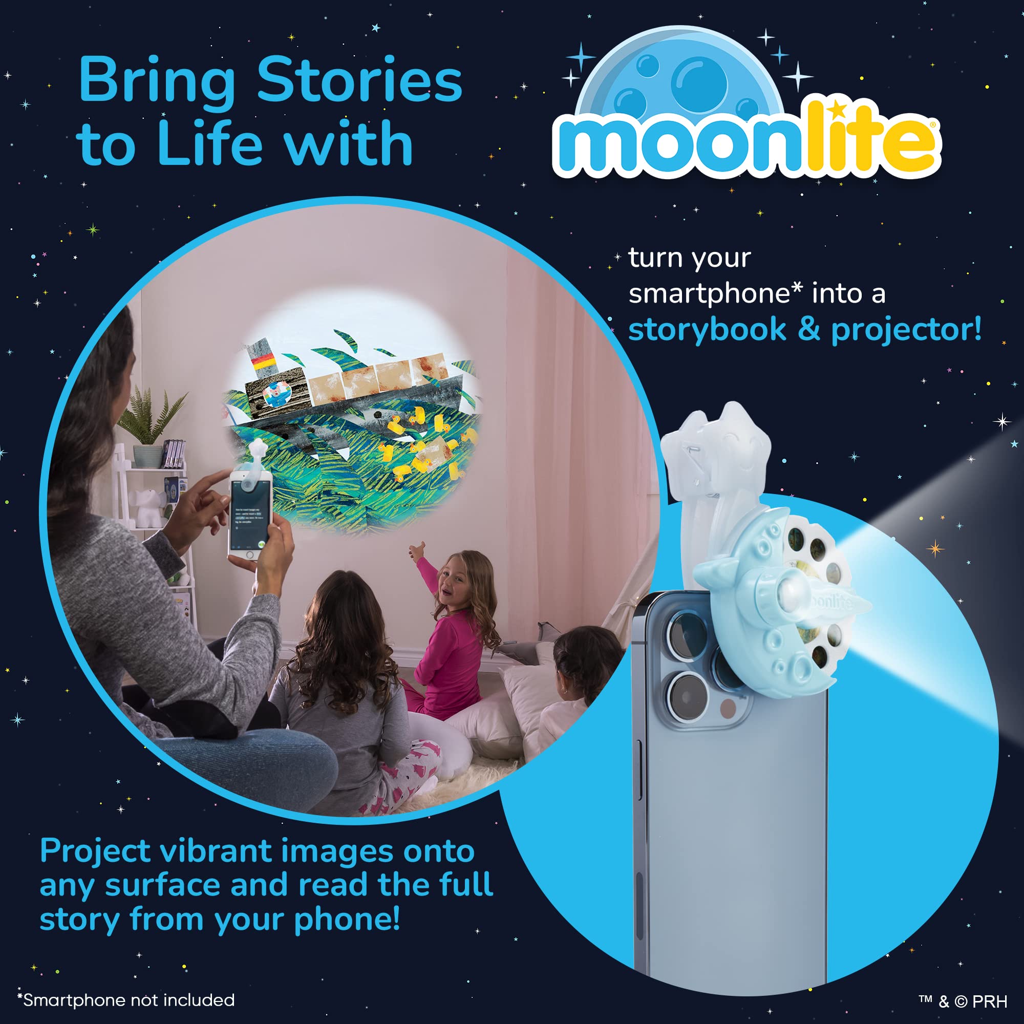 Story Reels Moonlite Storytime Mini Proyector Con 4 Historias De Eric ...