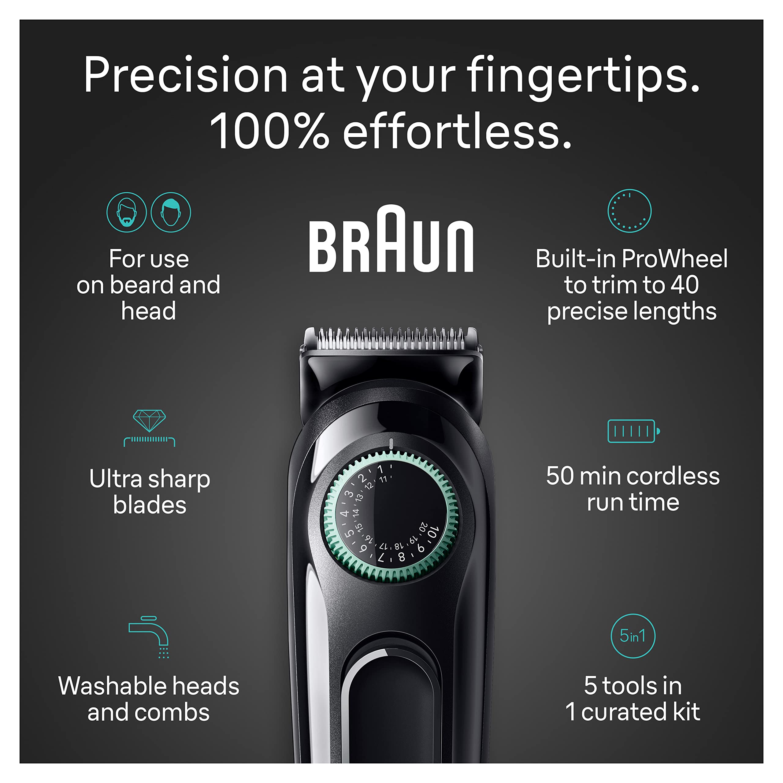 Mua Braun Brown All-in-One Style Kit Series 3 3450 5 in 1 Trimmer ...