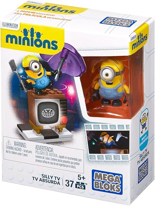 Amazon.com: Mega Construx Minions Silly TV: Toys & Games