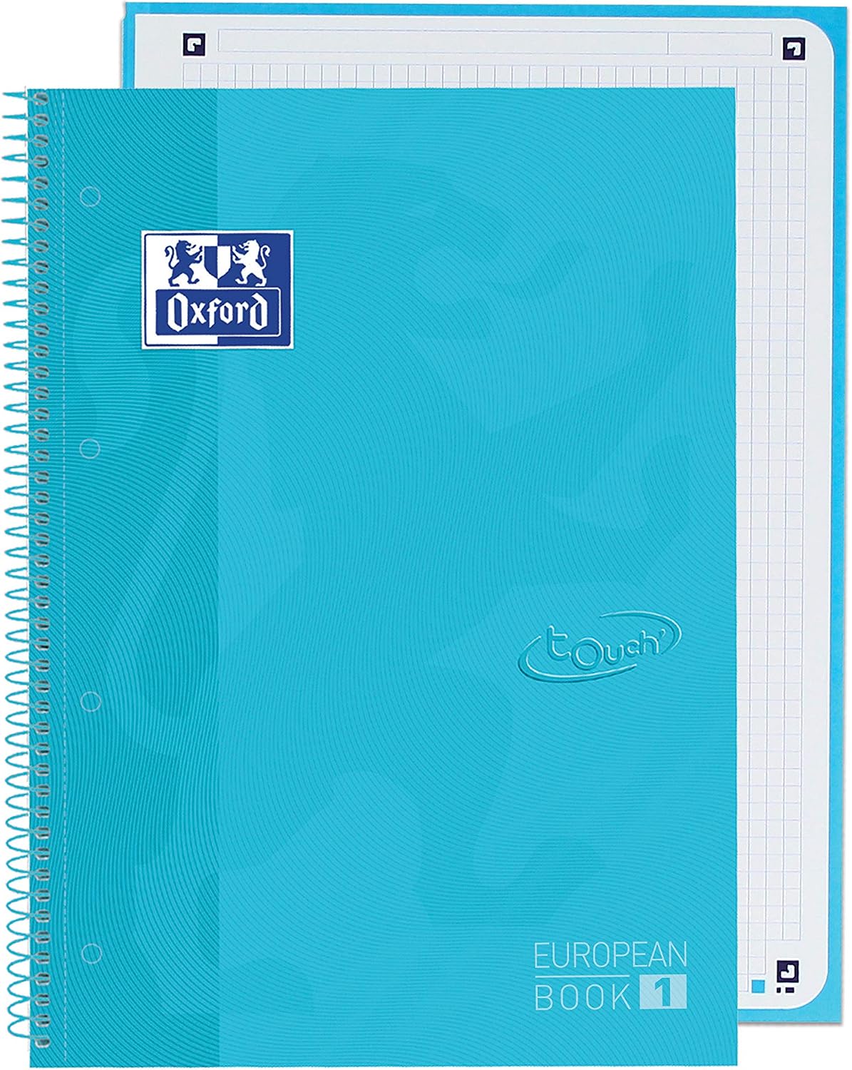 Oxford Microperforated Touch Notebook 80 Sheets A4 Baby Blue – BigaMart