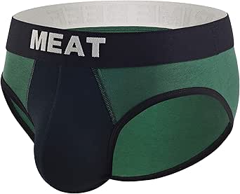 MEAT UNDERWEAR Men's Soft Cotton Sporty Fitted Classic Brief at Amazon ...