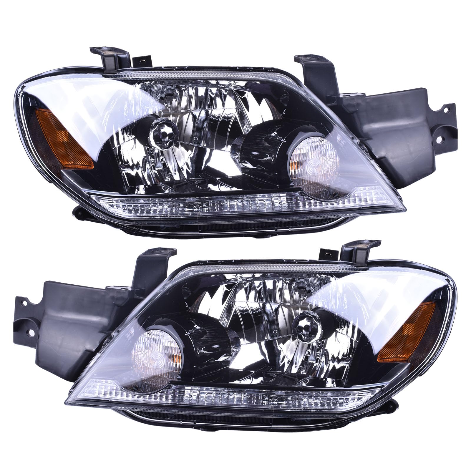 Prefer Warehouse Headlight Assembly Compatible With Mitsubishi2003-2004 ...