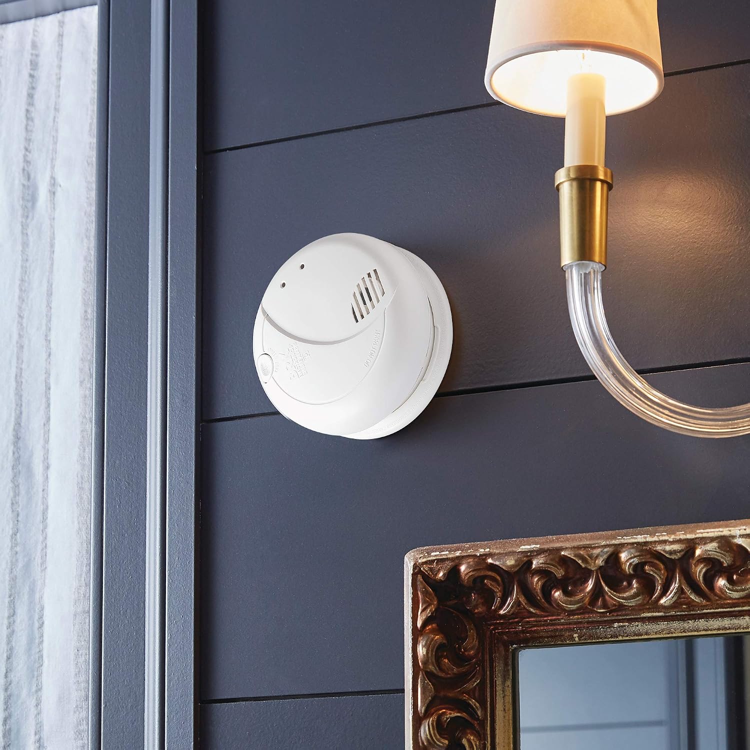 BRK 7010LBE Optical Smoke Alarm, Mains Powered with 10 Years Battery ...