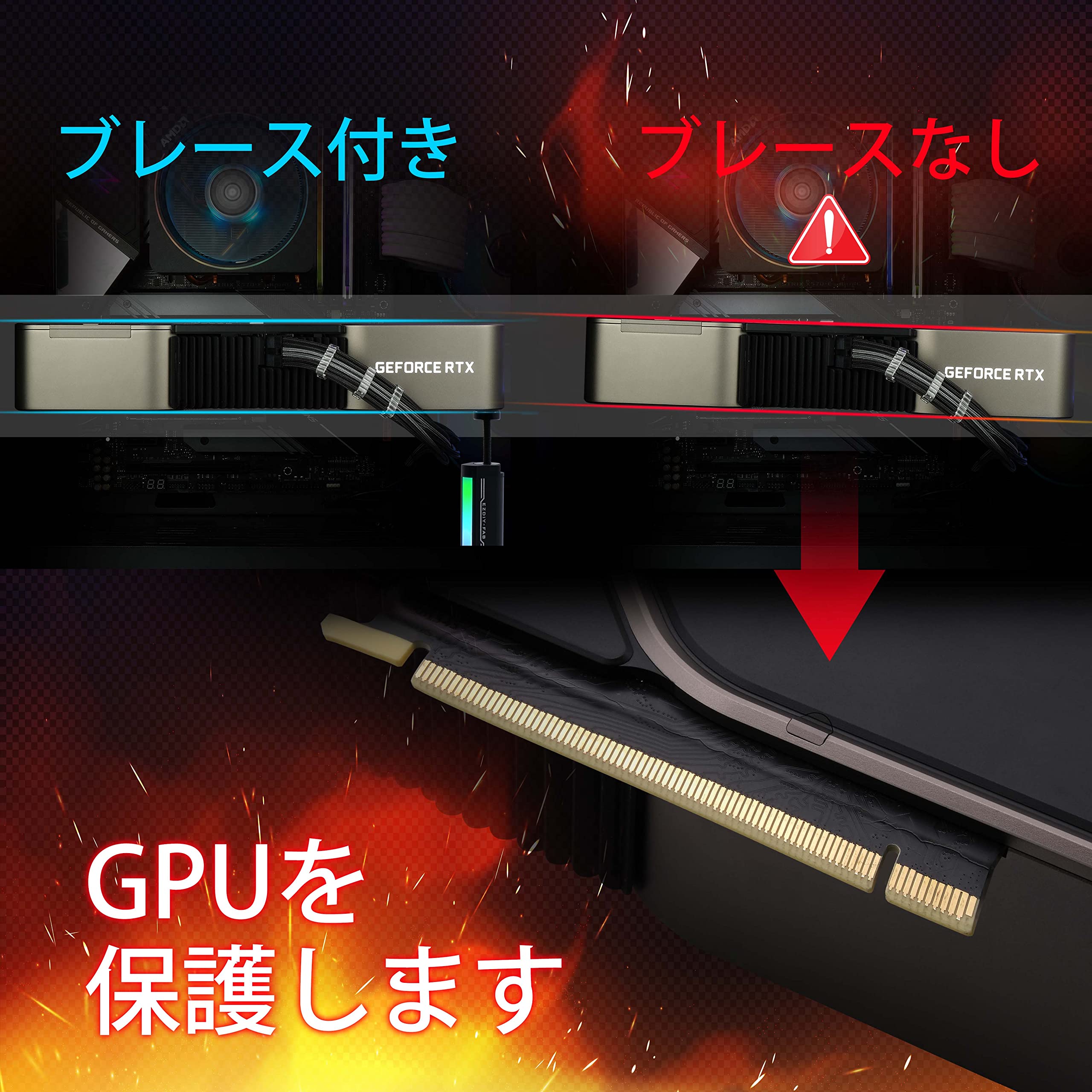 Mua EZDIY-FAB GPU Support Universal Video Card Holder Grabo Support ...