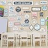 Class Rules Bulletin Board Decorations Boho Rainbow Classroom Rules ...