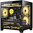 Amazon.com: HELLOLAND Gaming PC Desktop -AMD Ryzen 7 5700X 3.4 GHz-RTX 4060 8GB-32GB DDR4 RAM ...