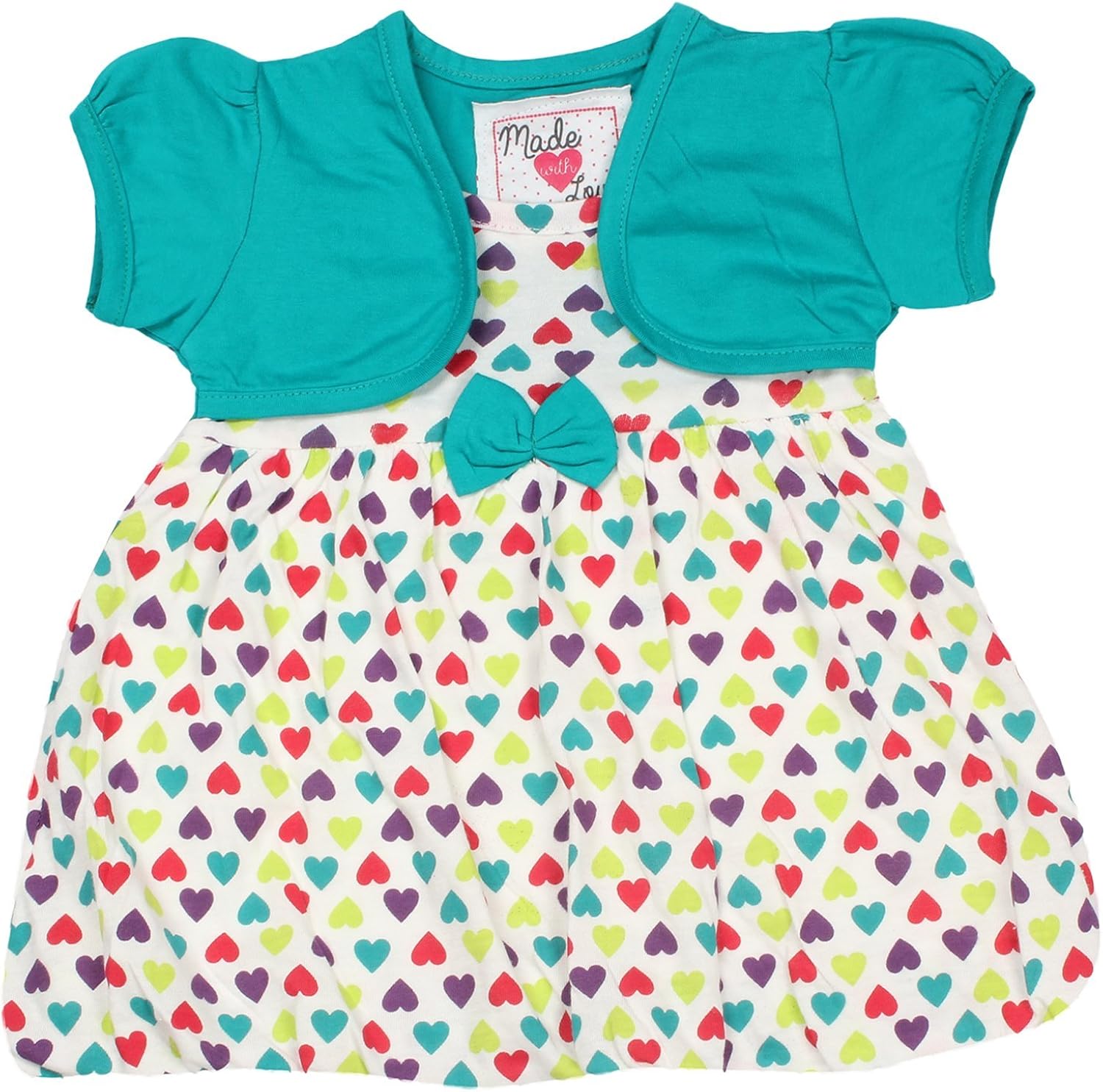 TU Girls' Slim Fit Frock - (Multi-Coloured, 3 months): Amazon.in ...