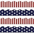 Amazon.com: Whaline 69Ft 4th of July Bulletin Board Border 60Pcs ...