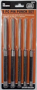 5 PC LONG DRIVE PIN PUNCH SET - - Amazon.com