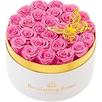 Preserved Roses in a Box Real Roses Rosebox That Last Over a Year Gift ...