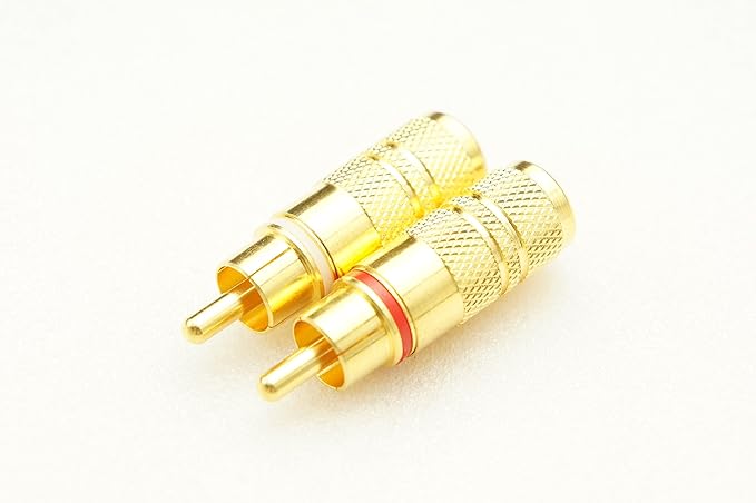 Amazon | MOGAMI 7553 RCA ペアプラグ (赤白 各1個) | | RCAケーブル