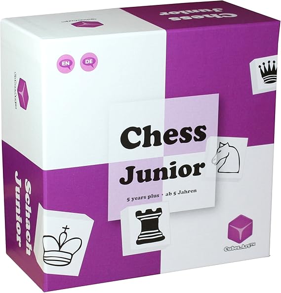 Chess Junior - Chess Set for Kids with parent-child tutorial, purple ...