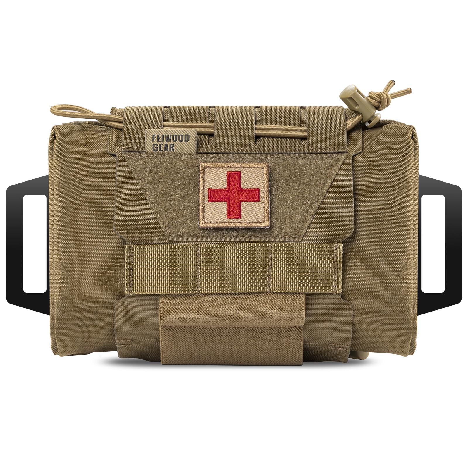 Tactical IFAK Pouch, FEIWOOD GEAR Rapid Tear-Away First Aid Kit Two ...