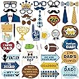 Amazon.com: Father's Day Photo Booth Props for Happy Dads Day Theme ...