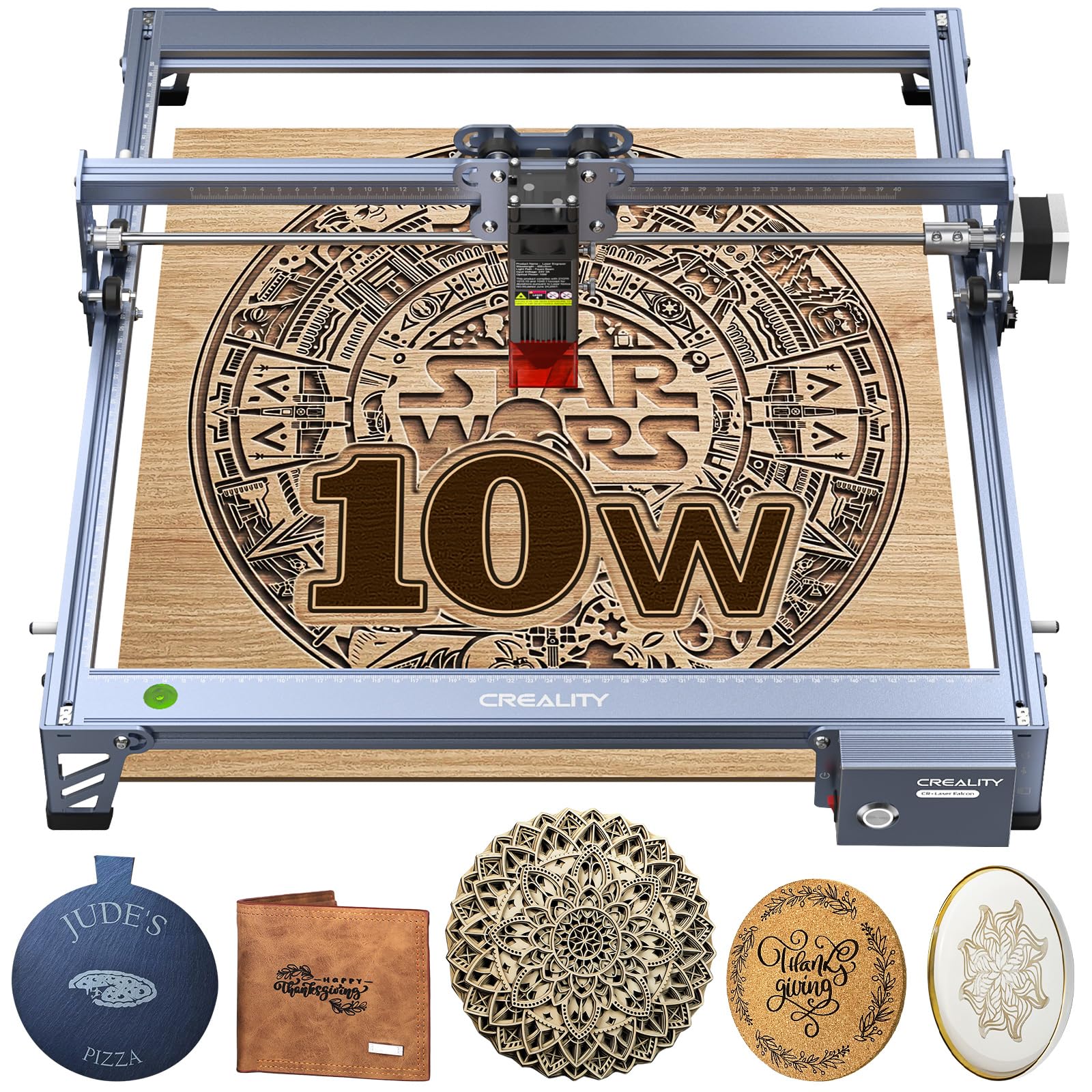 Creality Laser Engraver Machine 10W Output Power, 72W DIY Laser ...