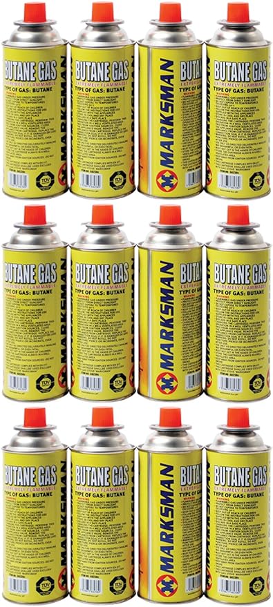 BUTANE GAS CANISTERS BOTTLES IDEAL FOR PORTABLE STOVES GRILLS HEATERS ...