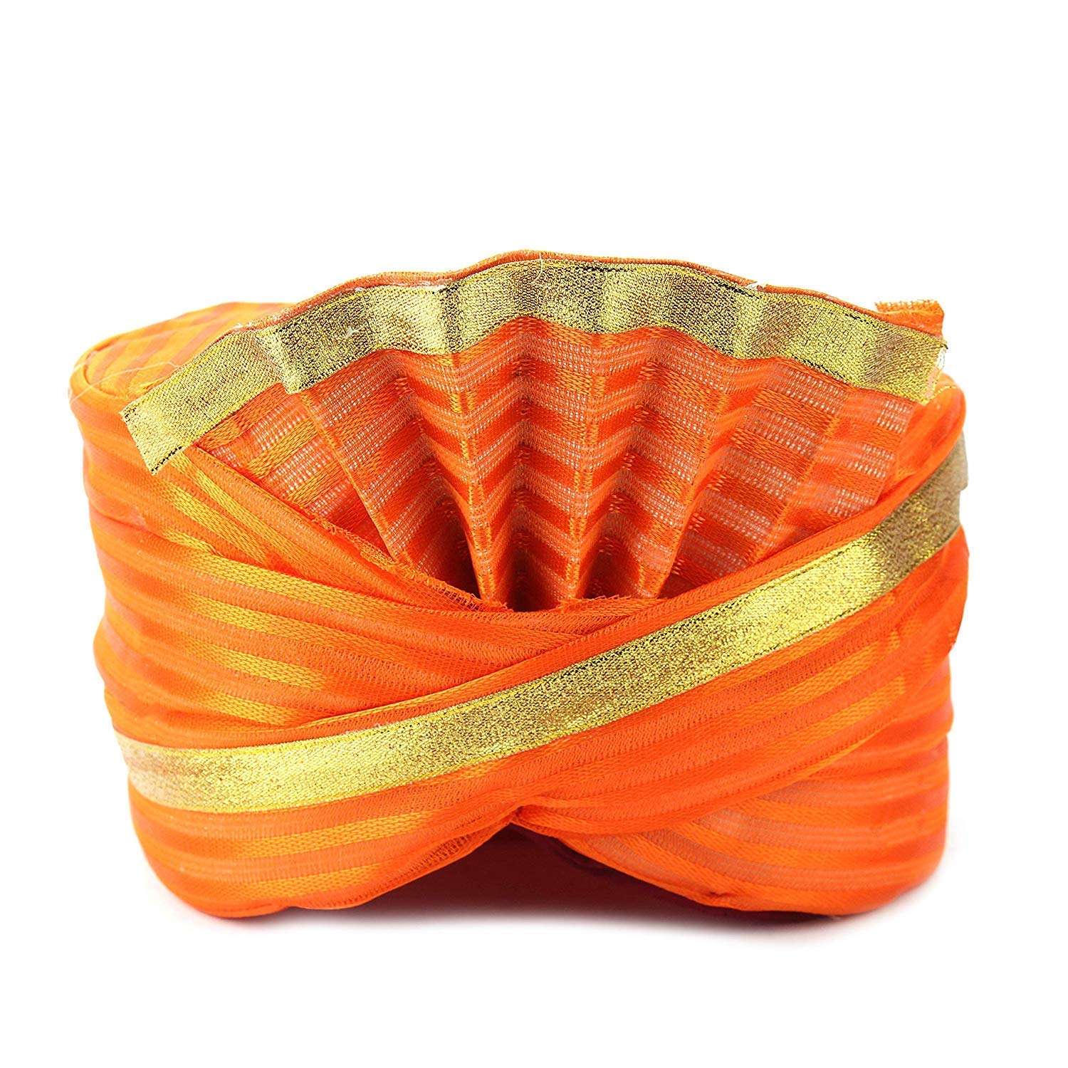 goyal collection Men's Cotton Traditional Pagadi with Golden Lace ...