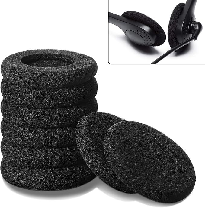 10 Pieces 2 Inch Headphone Pads Foam Pad Replacement: Amazon.co.uk ...