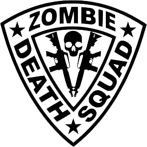 Amazon.com: Zombie Death Squad Vinyl Sticker Decal: Sports & Outdoors