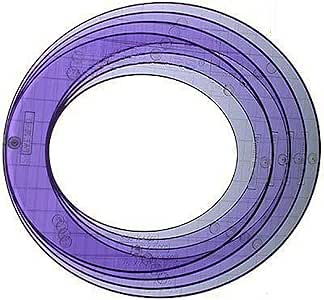 Amazon.com: Fiskars 12-49117097 Shape Template Set, Large Oval