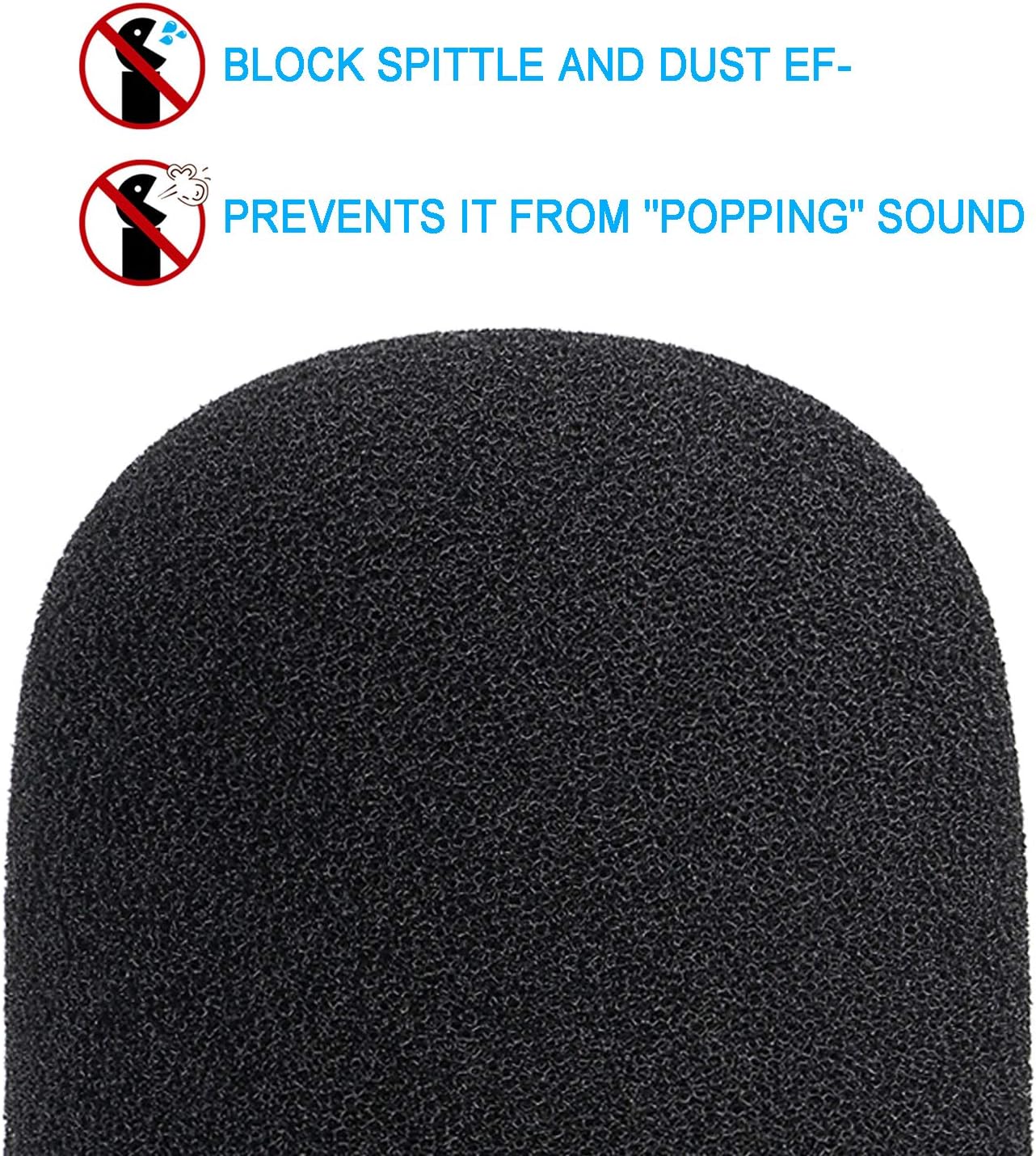PodMic Pop Filter – Mic Windscreen Foam Wind Cover for Rode PodMic ...