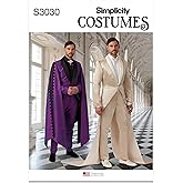 Amazon.com: Simplicity SS3030AA Men's Costume Suits Sewing Pattern ...