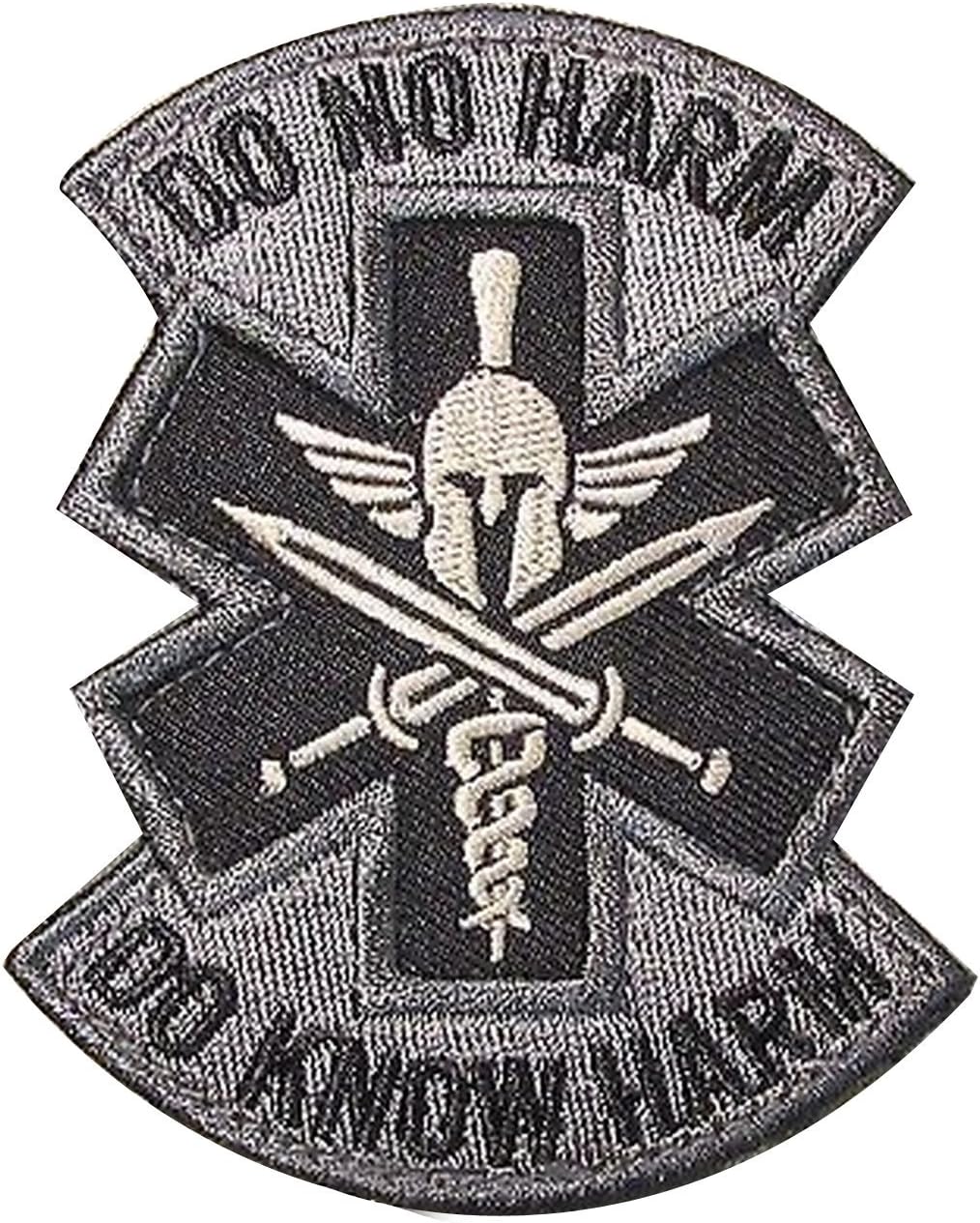 Amazon.com: Do No Harm Do Know Harm Spartan Medic Emt Ems Us Morale Badge Acu Patch: Arts ...