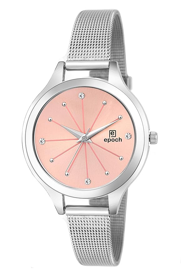 Buy Epoch Epoch Fashionable Women's watches Analogue Pink Dial Women's ...