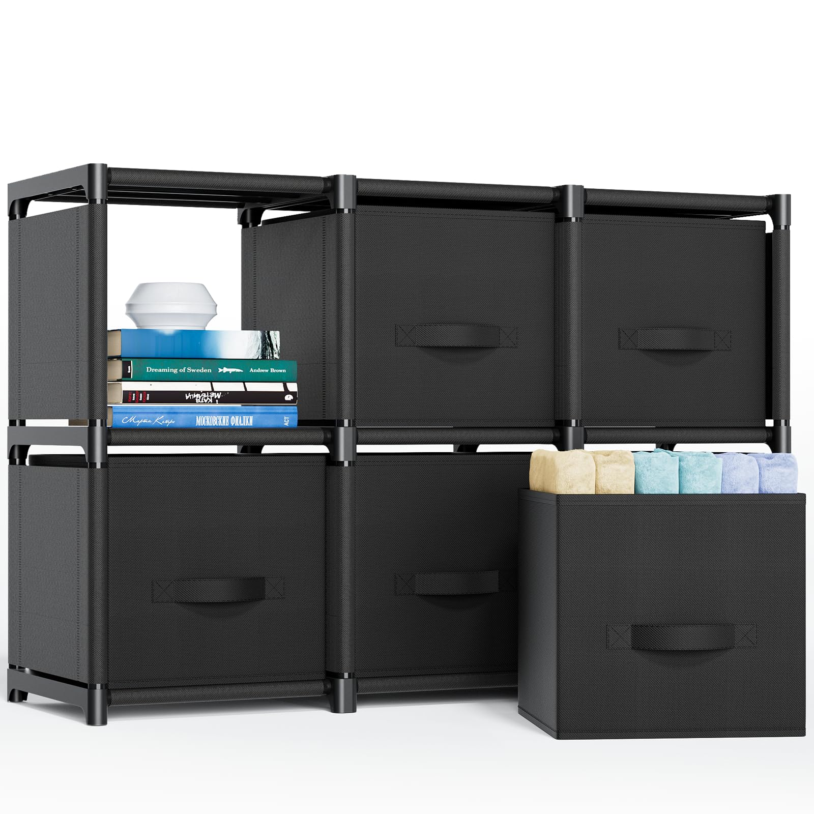 Mavivegue 6 Cube Storage Organizer, Closet Organizers and Storage, Cube ...