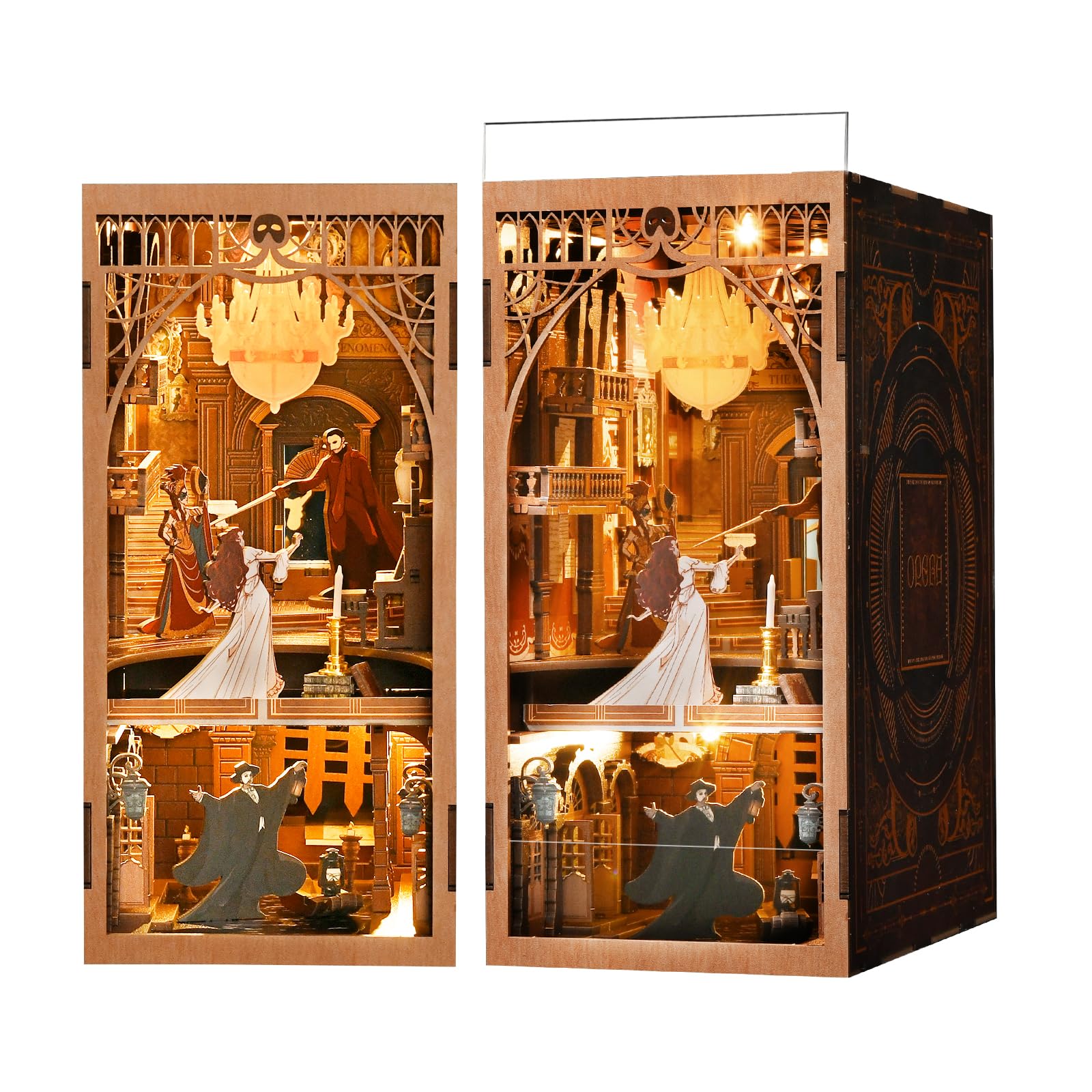 Harry Potter Book Nook Minicity Beyond Library Book Nook Kit - DIY 3D ...