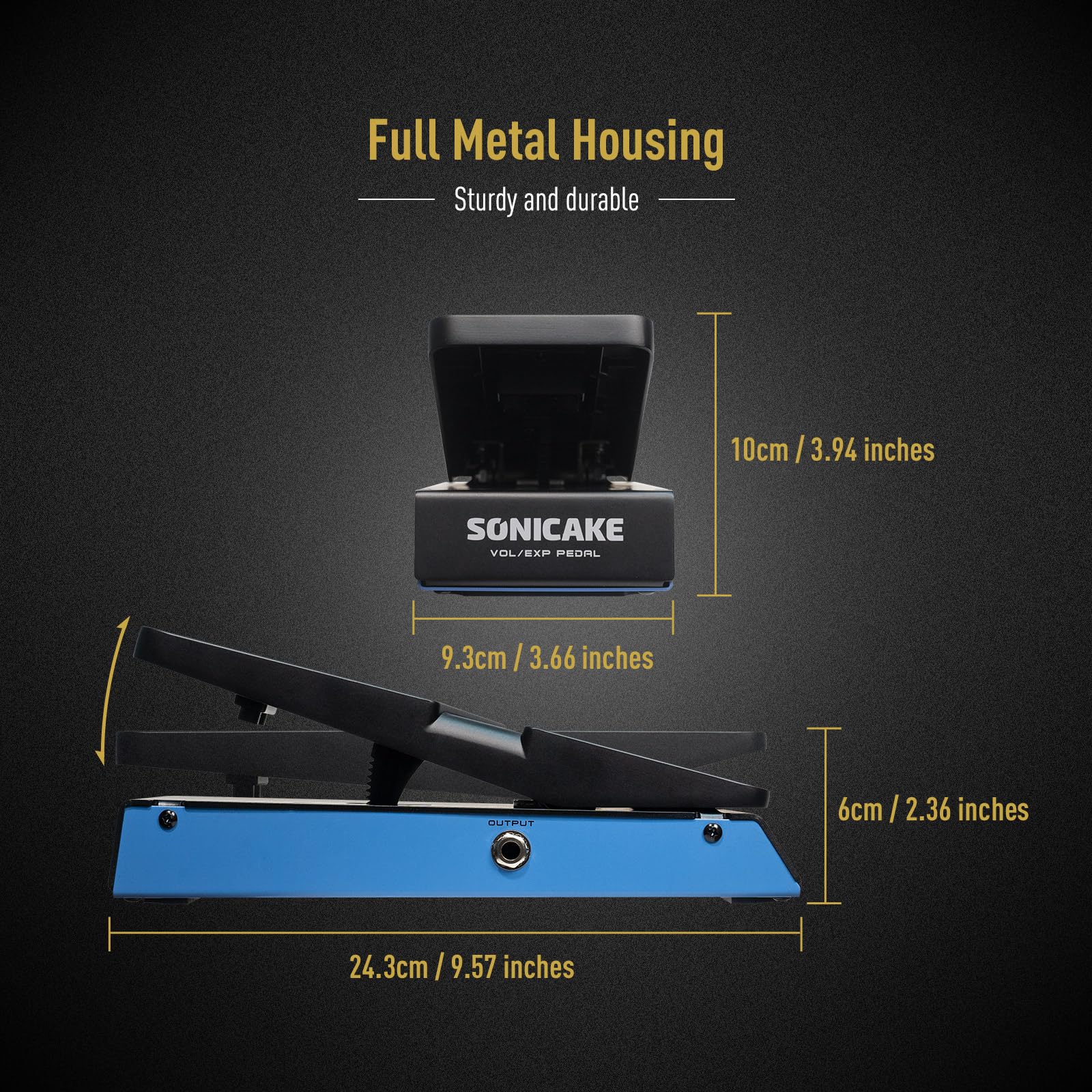 Mua SONICAKE Volume Expression Pedal FlipVol Expression EXP & Passive Volume 2 in 1 Combo Guitar ...